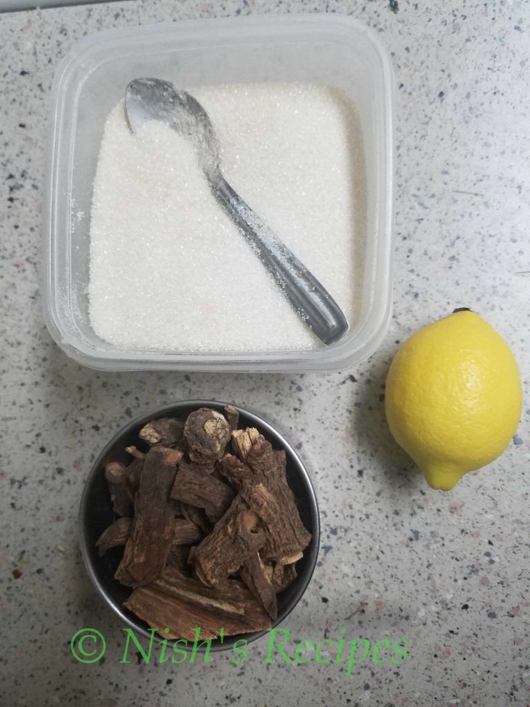 Nannari Syrup » Nish's Recipes » Basic Essential » Nannari Syrup